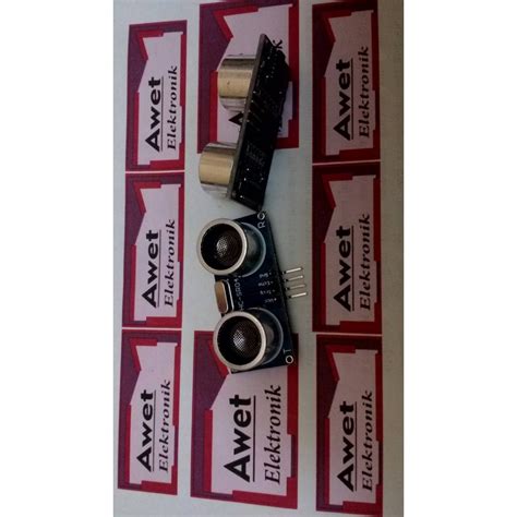 Jual HC SR04 SENSOR ULTRASONIK Sensor Jarak Shopee Indonesia