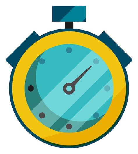 Premium Vector Stopwatch Cartoon Icon Countdown Deadline Reminder Symbol