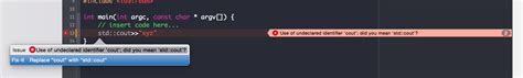 c xcode doesn t show error message stack overflow