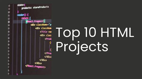 Top 10 Html Projects
