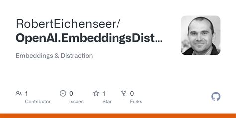 Github Roberteichenseeropenaiembeddingsdistraction Embeddings And Distraction