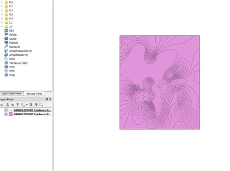 Contour Kml Polygon Rainbow Filled Colors Is Showing Only As Simple