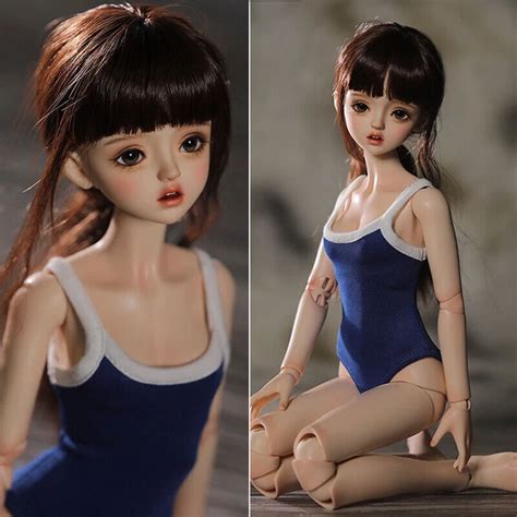 1 4 Bjd Doll Girl Nude Resin Ball Jointed Female Body Head Face Makeup Eyes T 192 31