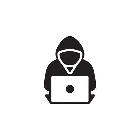 Computer Hacker Icon EPS Vector Art At Vecteezy