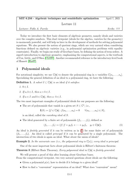 lecture 13 pdf ring mathematics polynomial