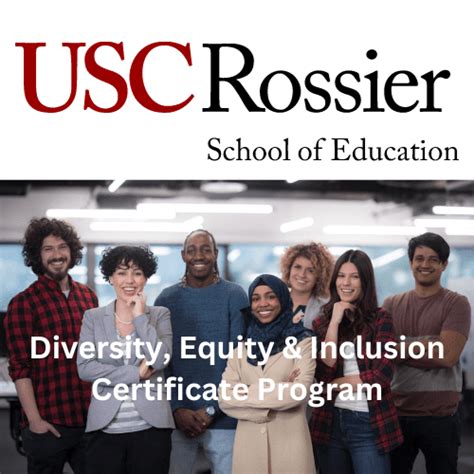 Usc Rossier Diversity Equity And Inclusion Certificate Program