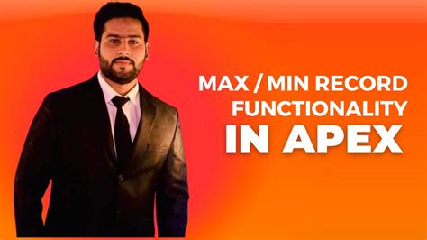 How To Add Max Min Record Functionality In Apex Lecture 59 Part 2 Youtube