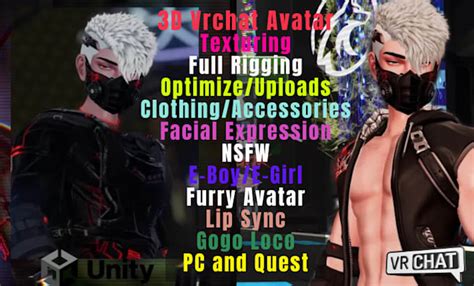 Create3d Model Vrchat Avatar Furry Avatar Nsfw 3d Vtuber Unity Pc And Quest By Chrisjane56