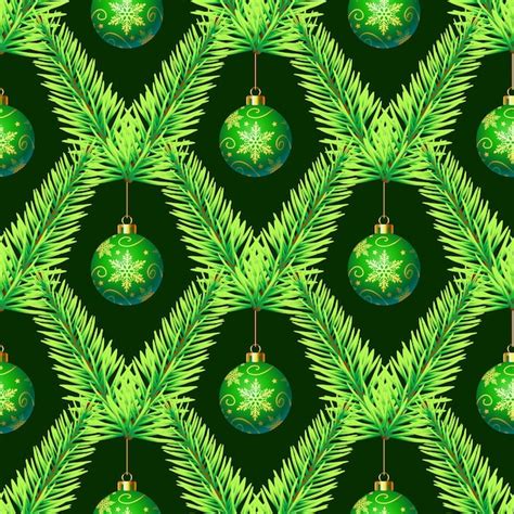 Premium Vector Charismas Candy Grass And Bells Seamless Pattern