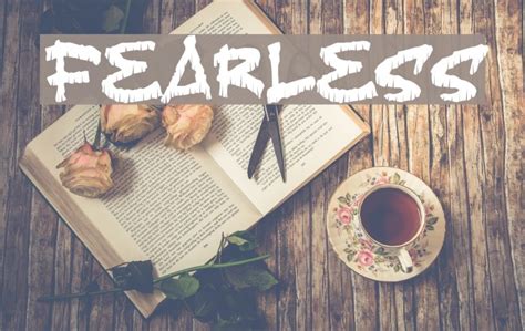 Fearless Font FFonts Net