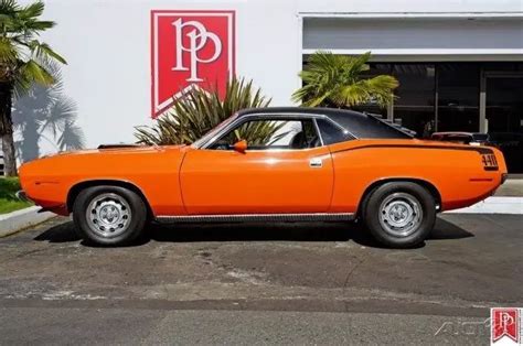 1970 Cuda 440 Six Pack 440ci Automatic Vitamin C Orange For Sale