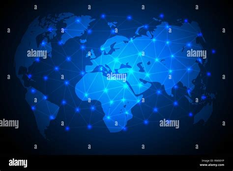 Global Network Connection Background Vector Illustration Eps File Stock Vector Image And Art