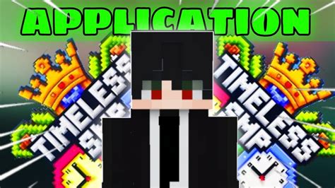 Application Joining Timeless Smp Timelesssmp Preogamerofficial