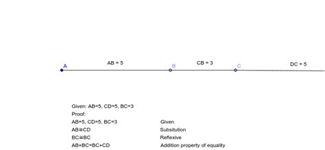 Segment Addition Postulate Proof
