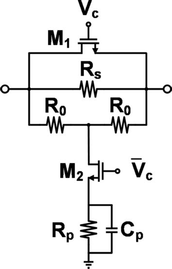 The Bridged T‐type Attenuator Structure With Shunt Capacitance Cp