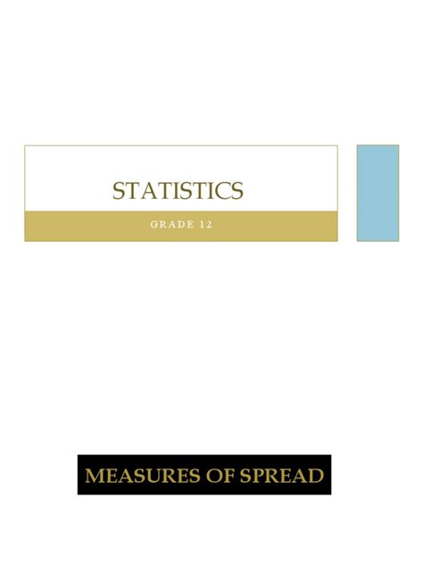 Standard Deviation Pdf