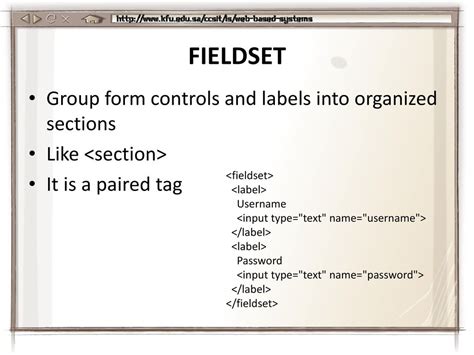 More On Html Forms Ppt Download