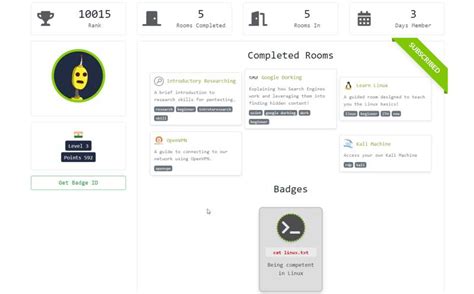 Suryanshu Singh On Linkedin Cybersecurity Ctf Tryhackme
