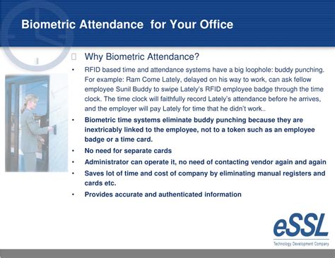 PPT Biometric Time Attendance Solutions Access Control PowerPoint Presentation ID