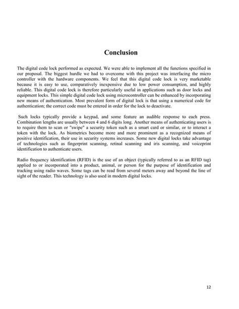 Password Based Access Control System Using Microcontroller Pdf Operating Systems Computer