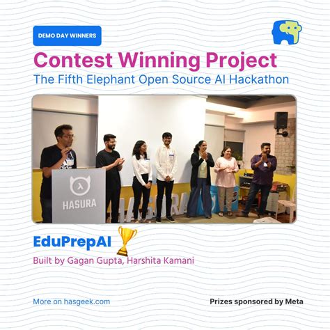 Hasgeek On Linkedin Hasgeek Thefifthelephant Ai Hackathon