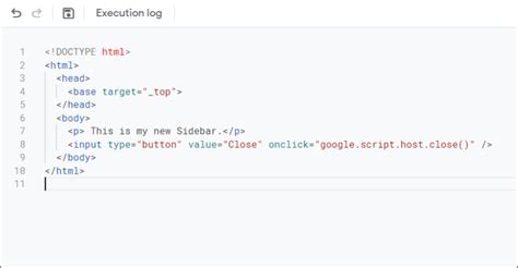 How To Create A Sidebar In Google Sheets