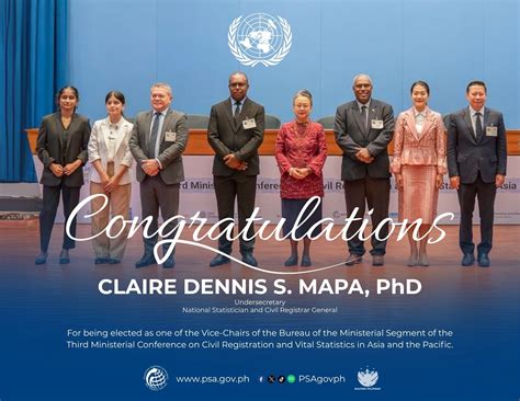 Philippine Philippine Statistics Authority Undersecretary Claire