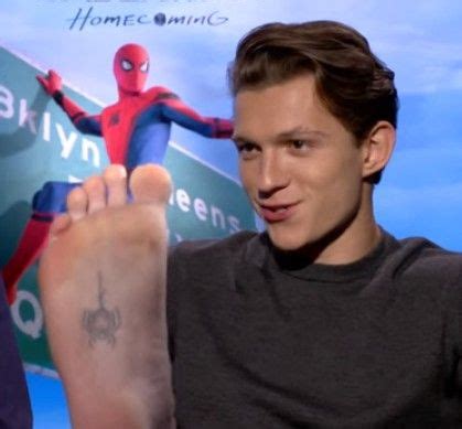 Spiderfoot Spiderman Tattoo Tom Holland Tom Holland Spiderman