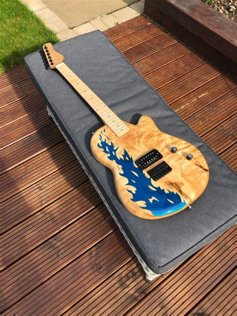 Custom Resin Infused Guitar Resin Guitar Resin Art