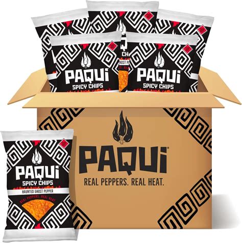 Paqui Haunted Ghost Pepper Chips De Tortilla Picante Chips Sin