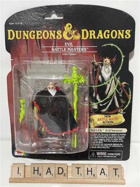Neca Dungeons And Dragons 4 Figure Kelek Lost Wave 2022 Sdcc Not Mint