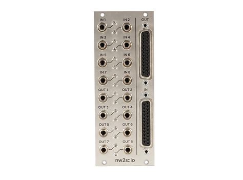nw2s nw2s io eurorack input output module balanced [used] reverb
