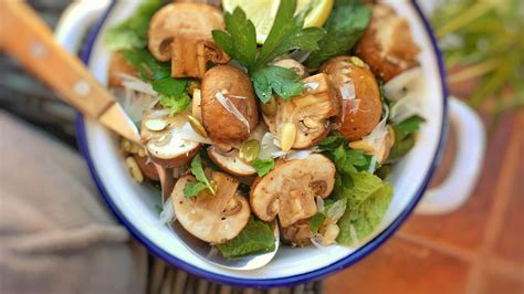 Easy Raw Mushroom Salad Recipe Simple Tasty Good