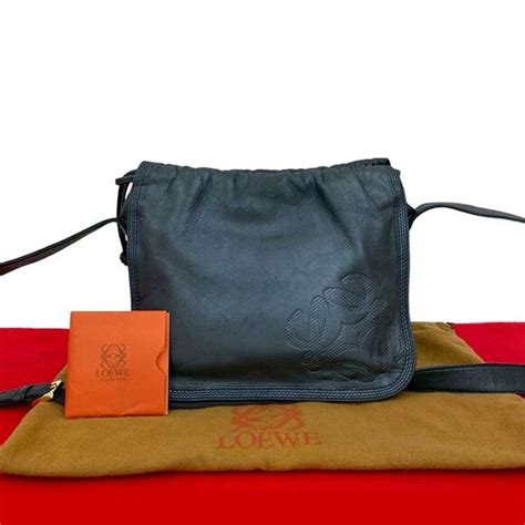 Loewe Bags Loewe Anagram Nappa Leather Shoulder Bag Poshmark