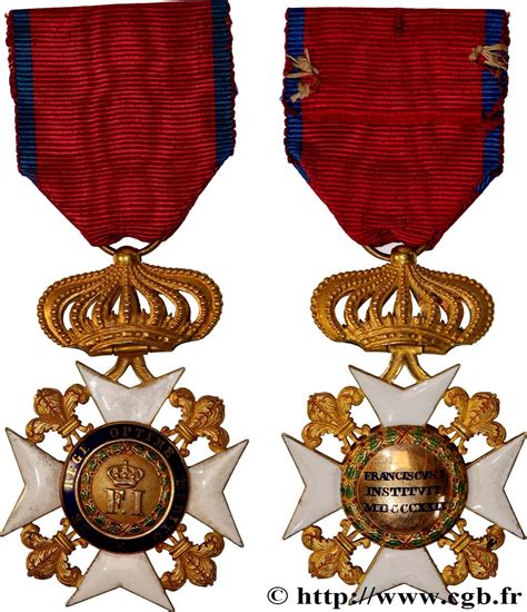 Italy Kingdom Of The Two Sicilies Médaille Ordre Royal De Francois
