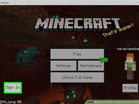 3 Ways To Create A Minecraft Account Wikihow