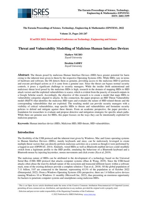 pdf threat and vulnerability modelling of malicious human interface