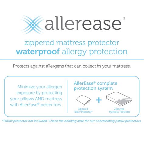 Allerease Waterproof Allergy Protection Mattress Protector