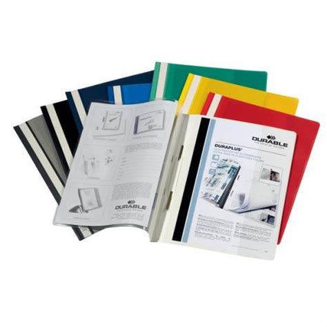 Durable Duraplus Quotation Filing Folder With Clear Title 2579 03