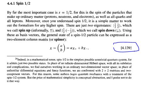 Solved Sec 4 4 Spin 157 If You Measure S On A Particle In