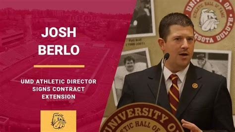 Josh Berlo On Linkedin Umd Signs Athletic Director Josh Berlo To