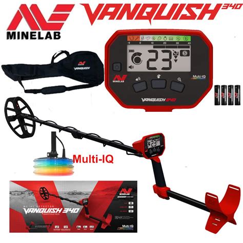 Minelab Vanquish 340 Multi-IQ metaaldetector met gratis detectortas ...