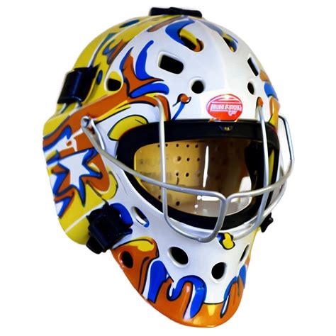 Cartoonish Hockey Goalie Mask Png Ape4 Png Image