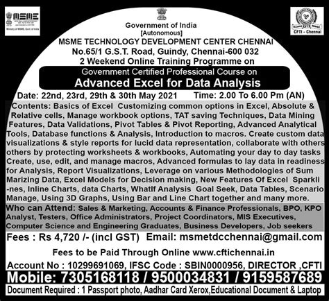 Advance Excel With Data Analysis