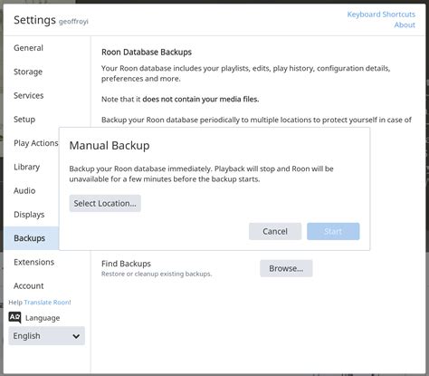 roon backup not restoring support roon labs community
