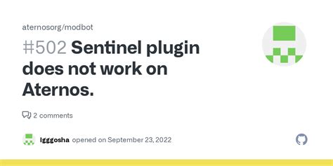sentinel plugin does not work on aternos · issue 502 · aternosorg