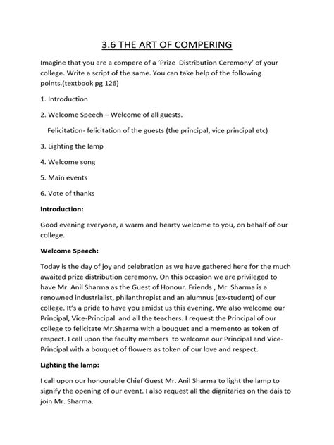 The Art Of Compering Pdf