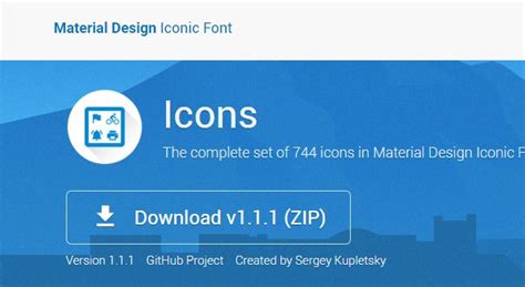 material design iconic font at collection of material
