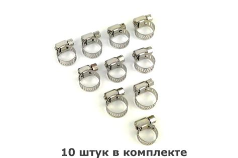 Червячный хомут HG 6-12 мм, 10 шт. 4962077 - выгодная цена, отзывы ...