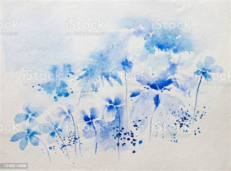 초대 카드 엽서 포스터 표지 장식과 같은 다양한 용도를 위한 추상 꽃 수채화 그림 수채화 손으로 그린 그림 꽃 그림입니다 0명에 대한 스톡 벡터 아트 및 기타 이미지